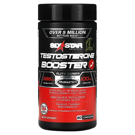 Testosterone Booster 60 Tabletes Six Star - Aumente sua testo - Primo ...