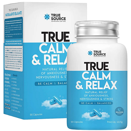 True Calm & Relax: Suplemento para relaxar e dormir - Primo Suplementos