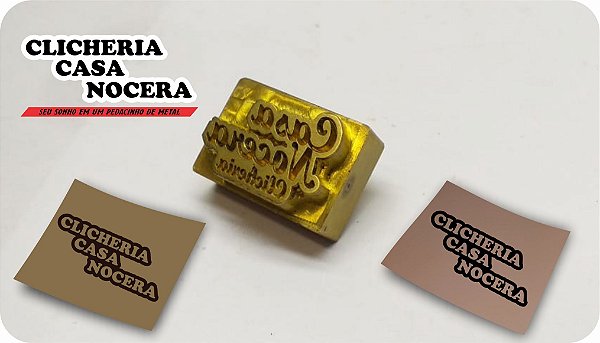 CLICHÊ HOT STAMPING - Clicheria Casa Nocera - Seu sonho em um pedacinho ...
