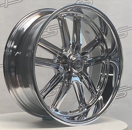 Jogo de Roda U.S Mags Bullet Cromada aro 20 / Tala 8 / Furação 5x120 ...