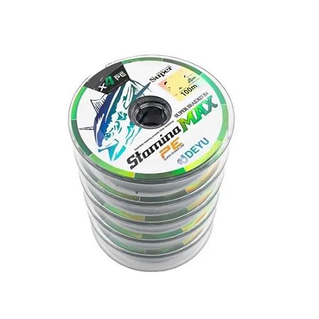 Linha Multifilamento Stamina Max 4X 100 m DEYU - Aventura Brasil