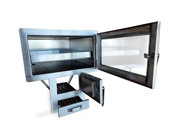 Forno em aço inox - INOX E LAZER - Churrasqueiras e acessórios.