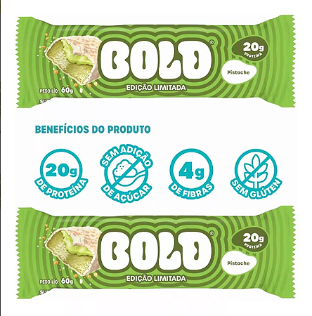 Bold Bar Barra 20g Proteina Barrinha 12 Un. - Sabores - Fast ...