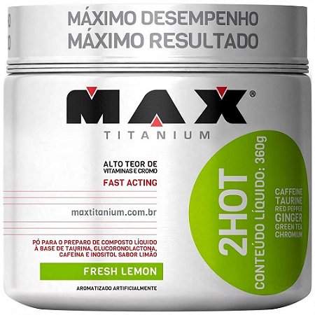 Termogênico Ultimate 2hot - 360g Max Titanium Envio Rapido - Fast ...