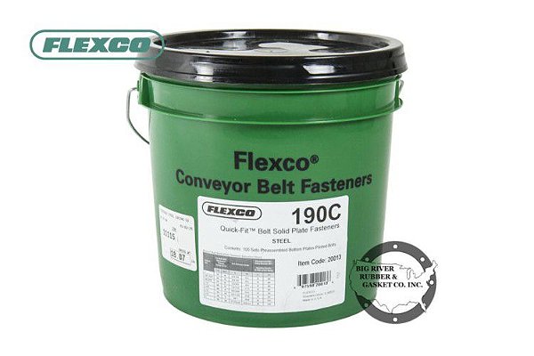 100 UNIDADES DE EMENDAS FLEXCO 190C CODE 20013 PARA CORREIAS ...