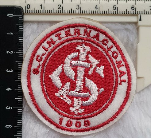 Brasão do S.C. Internacional Bordado - Patch - Medida: 6,2 cm de ...