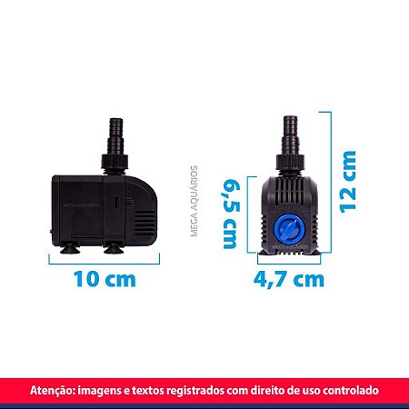 Bomba submersa Sunsun HJ-600 600Lh Aquário fonte água - Mega Aquários