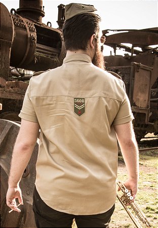 CAMISA ARMY MASCULINA PATCH M.C - All Right Mama