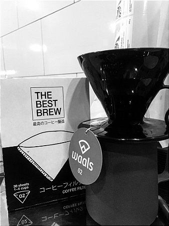 Suporte Coador Cônico V60 02 Waals - Preto - Sirkel Coffee - Alquimia ...