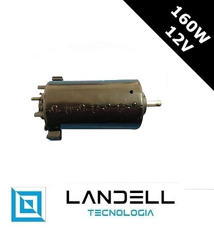 Motor Elétrico 12v DC - 160w - 4.800 Rpm - Landell Tecnologia