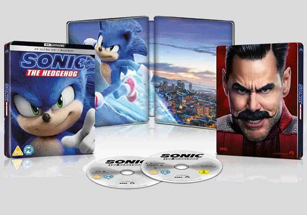 Steelbook 4K UHD + Blu-Ray Sonic The Hedgehog - The Originals
