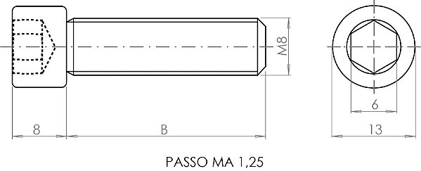 Parafuso Allen Inox Cabeça Cilíndrica - Forseti Soluções