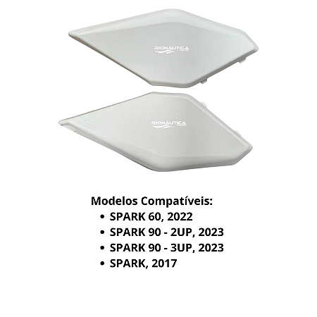 Par Protetor De Joelho Jet Ski Spark Sea Doo Original Branco ...