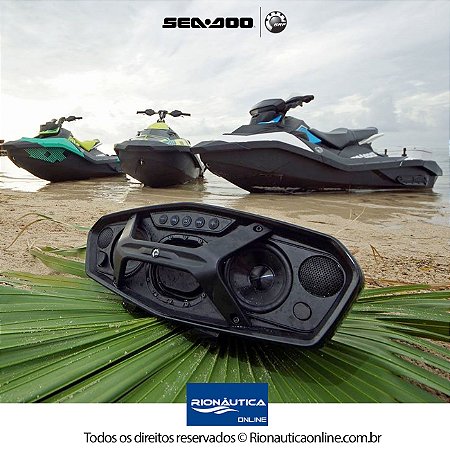 Sistema de Som Bluetooth Jet Ski Spark com Suporte Incluso - Sea Doo ...