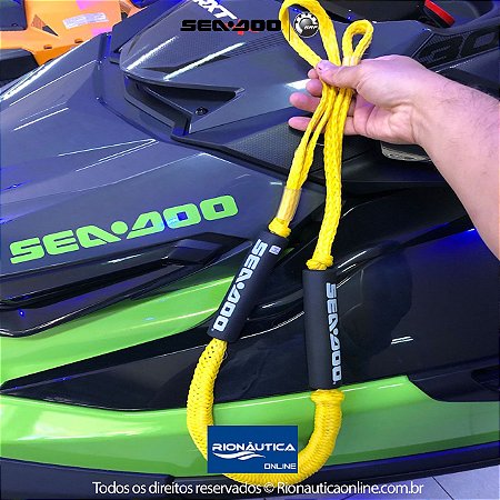 Amarra de Cais Flutuante Cabo Corda de Atracação em Nylon Sea Doo ...