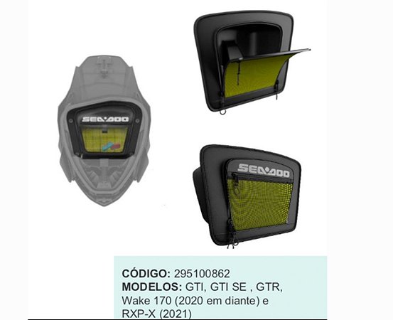 Organizador do Bagageiro Sea Doo para o Capô Dianteiro 295100862 ...