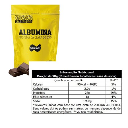 Albumina Naturovos - 420G - Curitiba Nutrition - Suplementos
