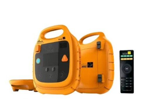 DESFIBRILADOR EXTERNO AUTOMÁTICO TRAINER AMÓS CONTROLE REMOTO - CMOS DRAKE - Medbit