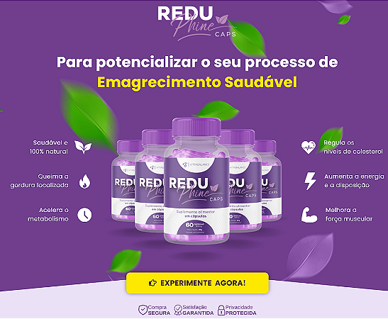 ReduPhine Caps - Emagrecimento Natural e Eficaz | Desconto Exclusivo ...