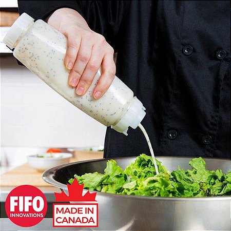 Bisnaga Invertida Fifo Original 473ML (16OZ.) - Para Molhos e Caldas ...