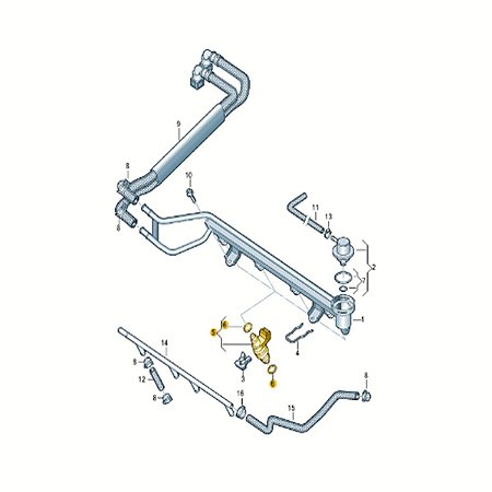 Válvula Injetora VW Beetle Golf Audi A3 ATT 022906031J - GSANTOS ...