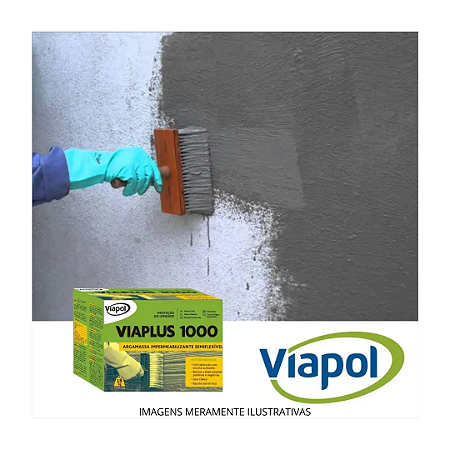 Impermeabilizante Viaplus 1000 Caixa 18Kg Viapol - Zzat Full Lar e ...
