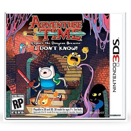 Adventure Time Explore the Dungeon Because I Don t Know Nintendo 3DS Fenix GZ 17 anos no mercado