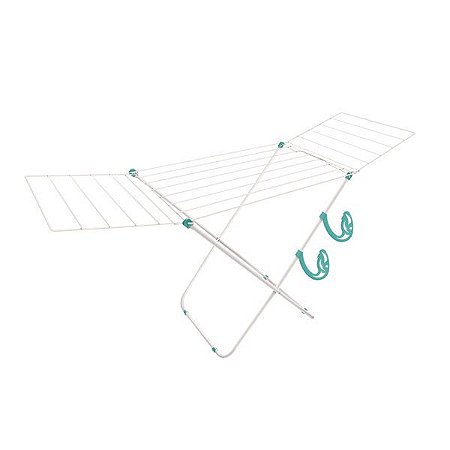 VARAL DE CHAO NAPOLES ACO BRANCO COM ABAS SECALUX - Casa Limpa Produtos ...