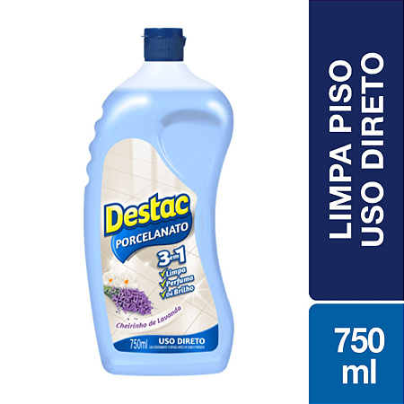 Destac porcelanato 750ml - Casa Limpa Produtos de Limpeza