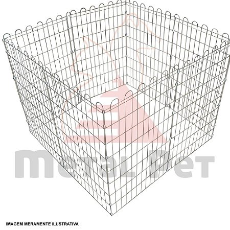 Cercado para Cachorro Metal Pet 83x60cm com 8 telas - Pet Shop ...