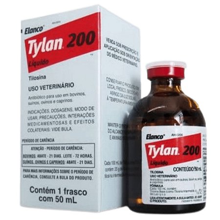Tylan 200 Líquido - 50ml e 100ml - Injetável - Comercial Penna Firme ...