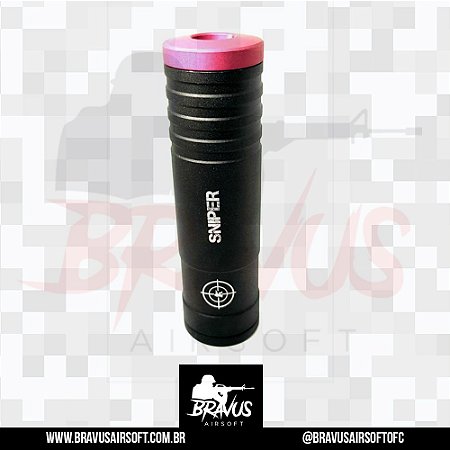 SUPRESSOR/ SILENCIADOR SNIPER - BRAVUS AIRSOFT - A MELHOR LOJA DO ABC