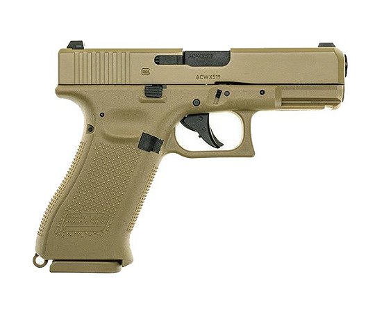 PISTOLA AIRGUN GLOCK G19X TAN GEN5 KIT - UMAREX - BRAVUS AIRSOFT - A ...