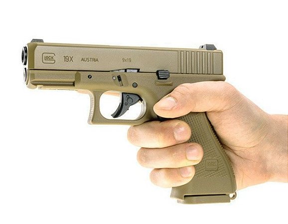 PISTOLA AIRGUN GLOCK G19X TAN GEN5 KIT - UMAREX - BRAVUS AIRSOFT - A ...