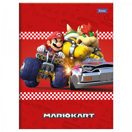 Caderno Brochurão Super Mario Capa Dura 80 folhas - Acalanto