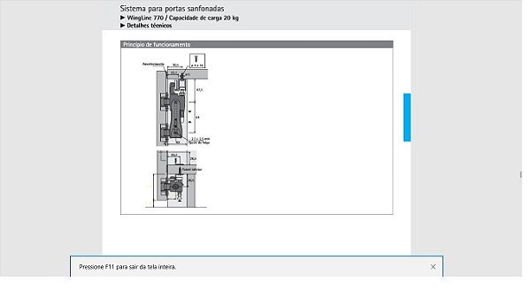 Kit Wing Line 770 Hettich CODIGO 70968 CODIGO 70969 - VESCOMM ...