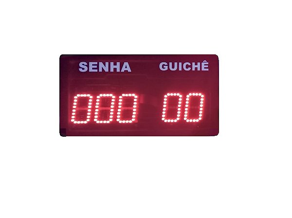 Painel Eletronico de Senha e Guiche 7 cm - ESPELHO - Azled Painéis de ... Painel Eletronico de Senha e Guiche 7 cm - ESPELHO - Azled Painéis de ...