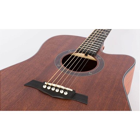 Violão Shelter Celtic 500 PRO SX Mahogany Eletroacústico aço - Loja de ...