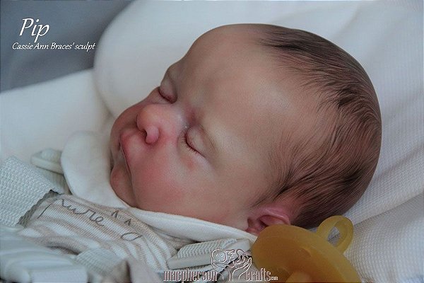 KIT ESCULTORA - BABY PIP BY CASSIE BRACE- MATERIAL REBORN - TUDO PARA ...