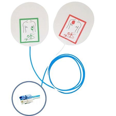 Eletrodo para DEA Cardioversor Cmos Drake | Digital Hospitalar - Digital Hospitalar Equipamentos ...