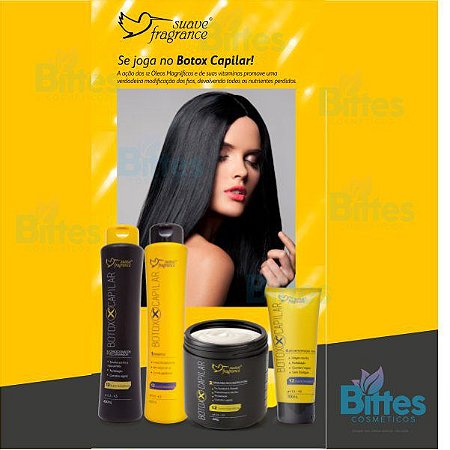 Comprar Kit Botox Capilar Suave Fragrance Cosméticos Selagem dos Fios ...