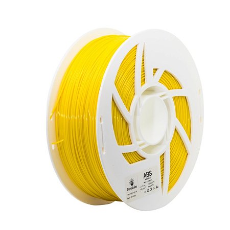 Filmento ABS Dynalabs Amarelo 1.75mm - 3D Curitiba