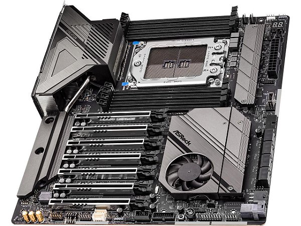 Placa Mãe ASRock WRX80 Creator sWRX8 AMD WRX80 - Peças para ...