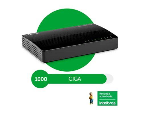 Sg 800 Q+ Switch 8 Portas 10/100/1000 (gigabit) Intelbras - Sua Casa ...