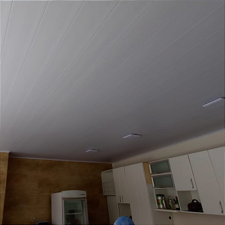 Forro de pvc R$42,90 om2 Liso junta seca Branco 6mm TWB em Oferta ...