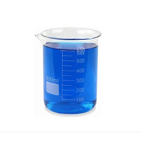 Becker em vidro graduado Cap.600ml - Laderquimica - Laderquimica ...