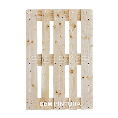 Sofá De Pallet Euro Madeira Individual 60x60 cm - Pallet SP