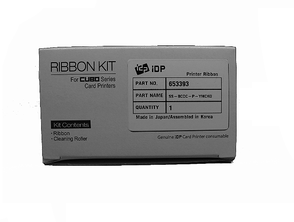 Ribbon IDP Color 653393 P/ CUBO C/ 250 Impressões - Smart-ID - Ribbons ...