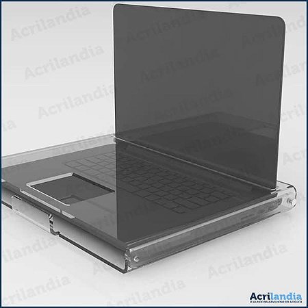 Display Acrílico Protetor para Notebook - Acrilandia - Acrilandia Acrílicos