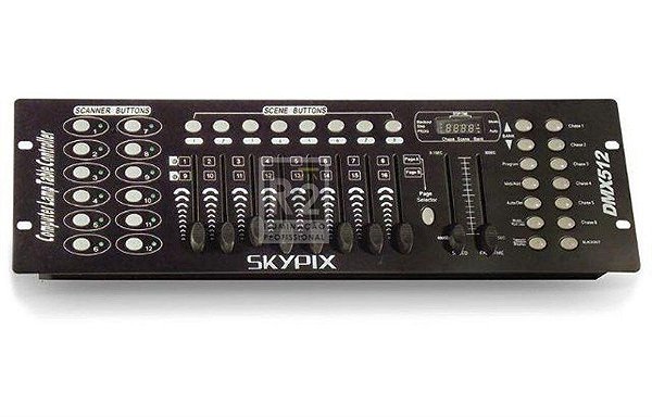 Mesa DMX 192 Operation - Skypix - R2 Luz | Iluminação Profissional